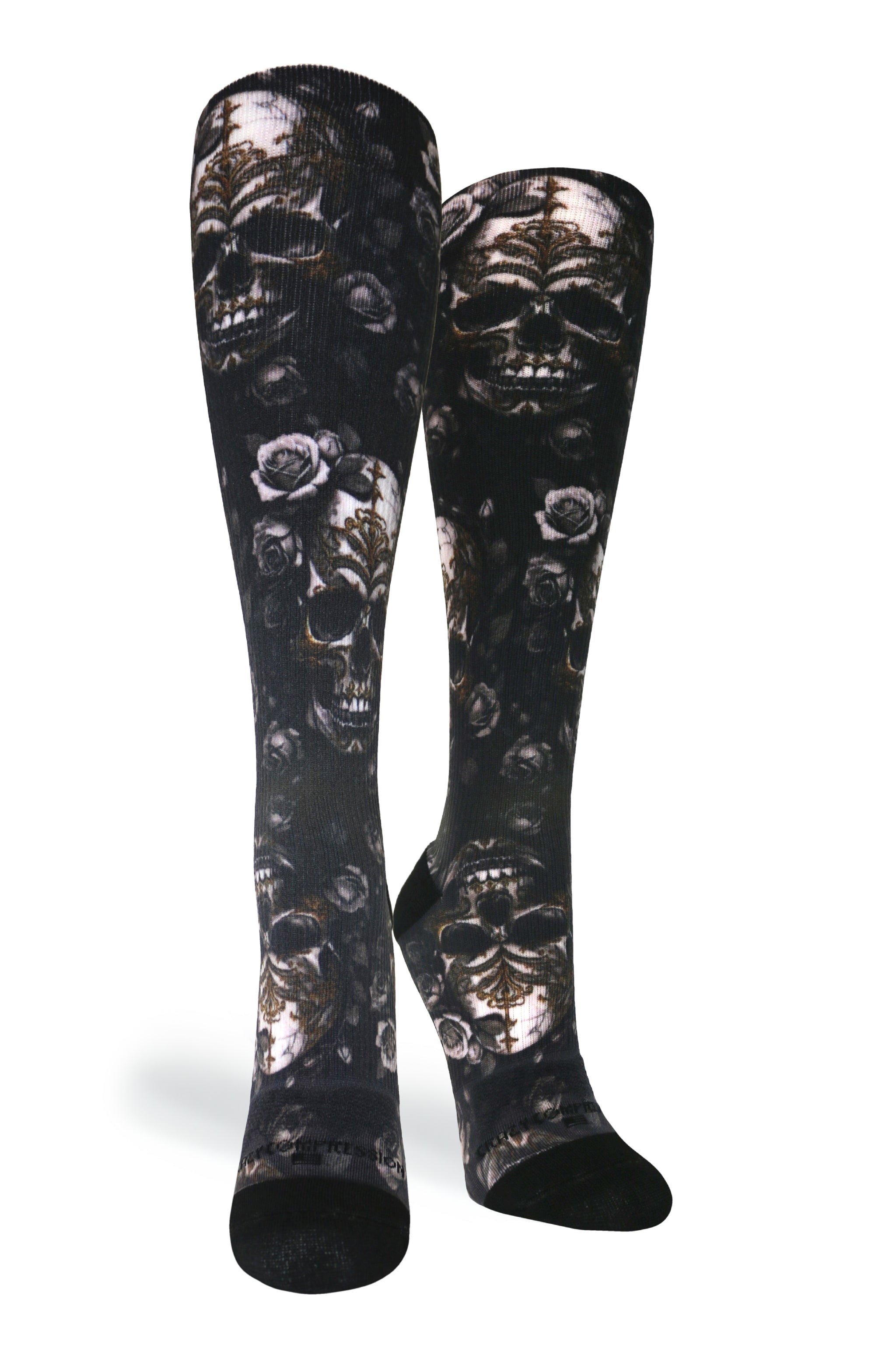 Ornate Skulls - (Standard & Extra Wide)