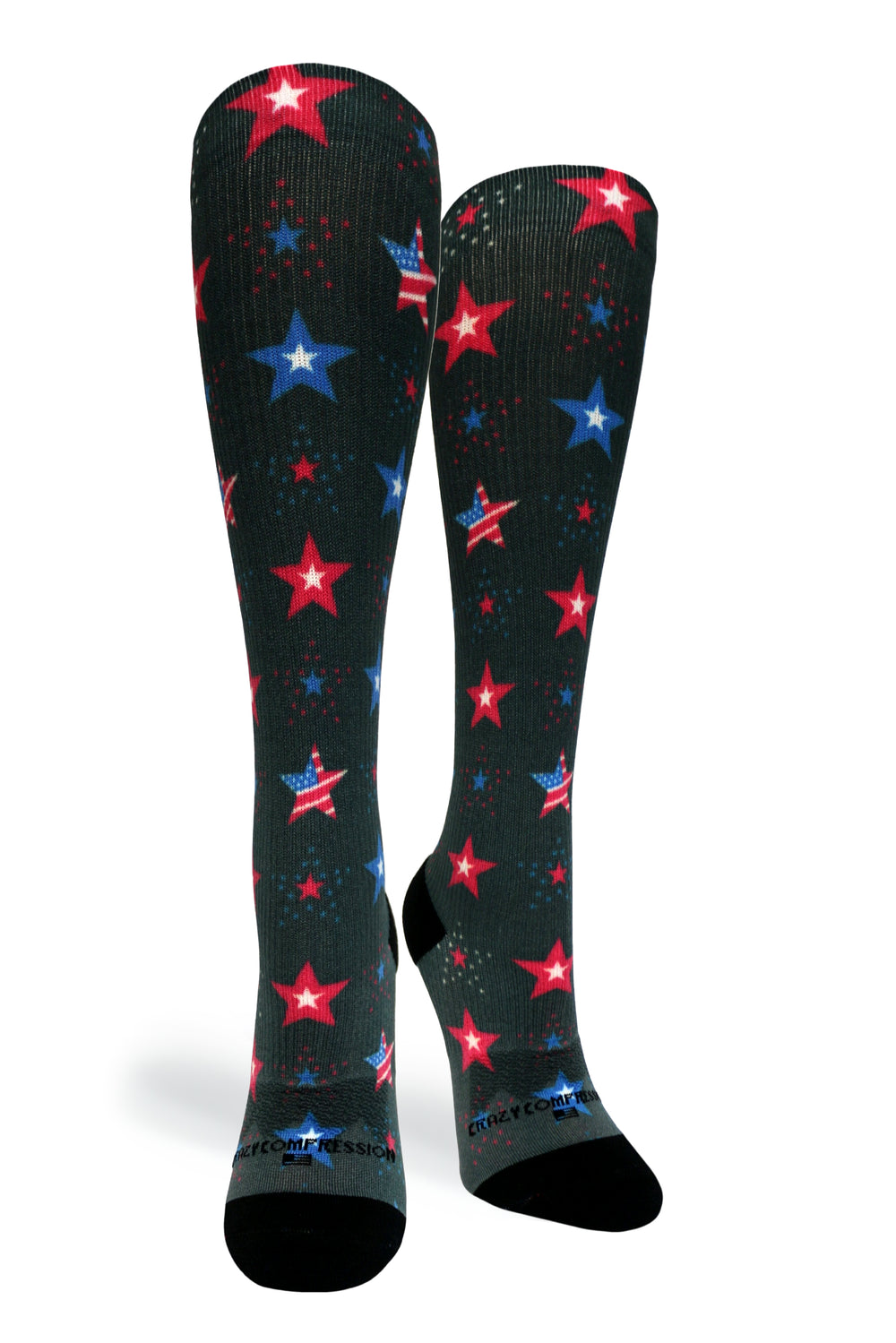 360 USA Stars OTC Compression Socks (Standard & Extra Wide)