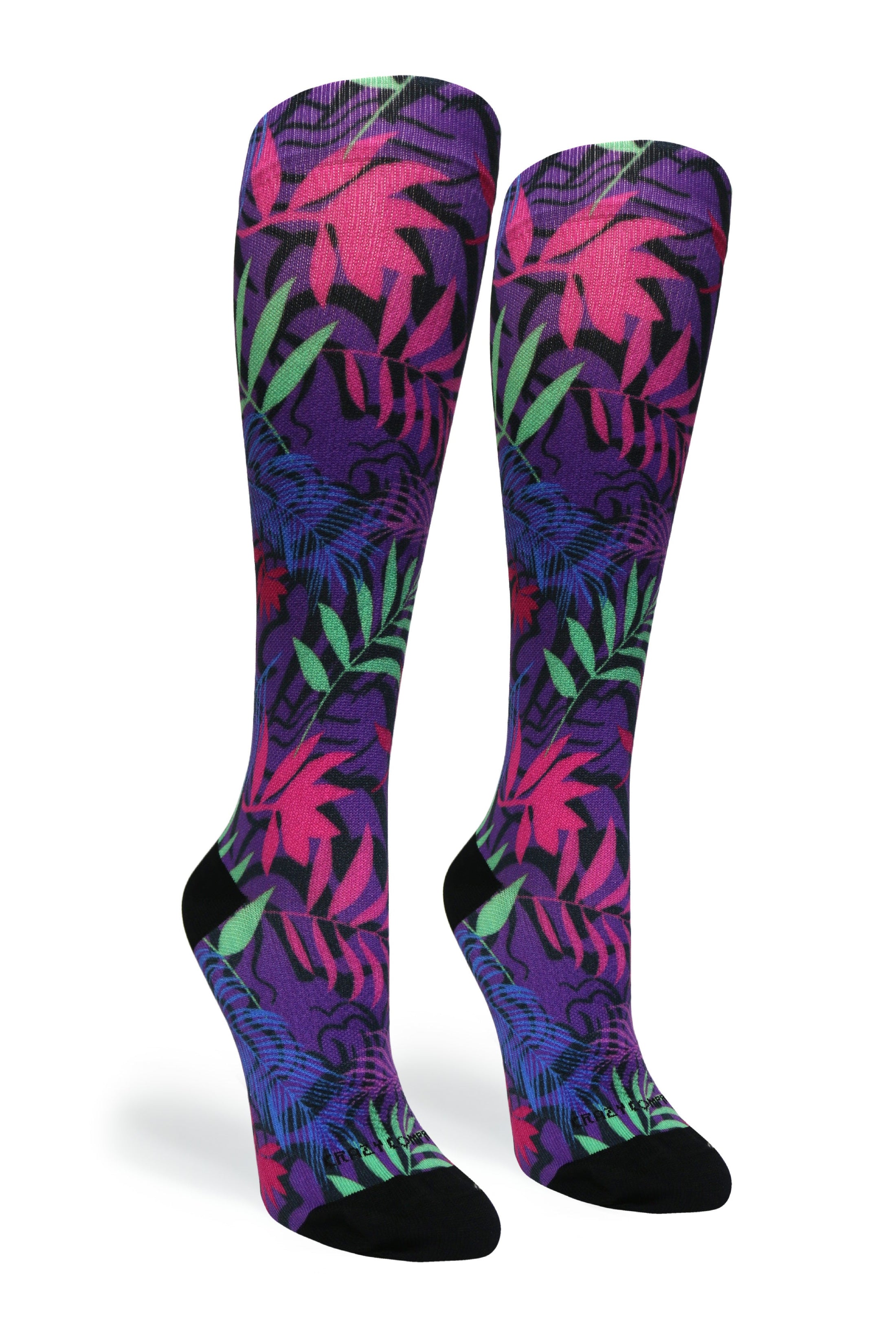 360 Retro Jungle OTC Compression Socks (Standard & Extra Wide)